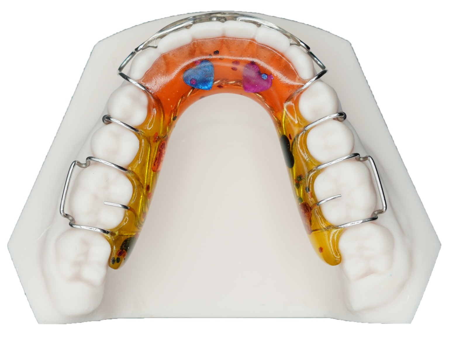 Protege Dent Pour La Nuit 2 Hawley Retainer For Custom Teeth Retention ...